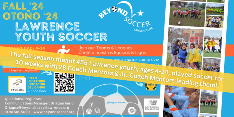 Beyond Soccer Lawrence – A sports-based youth development organization ...